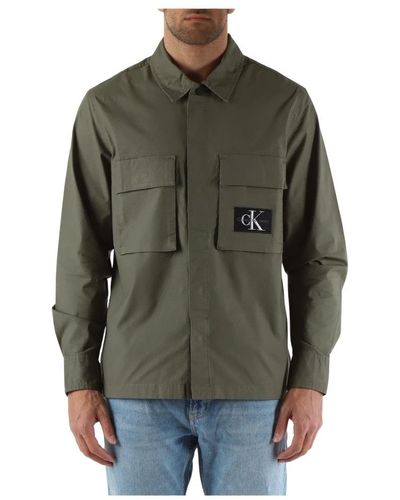Green Calvin Klein Jackets for Men | Lyst