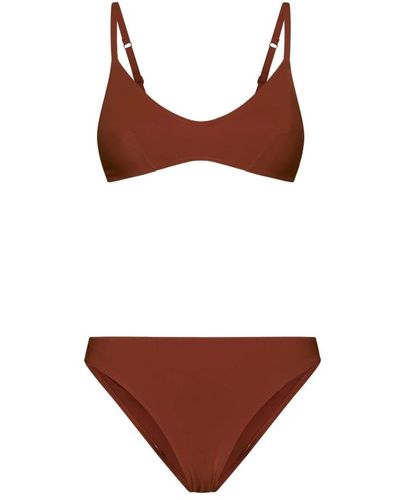 Brown Lido Beachwear and swimwear outfits for Women | Lyst