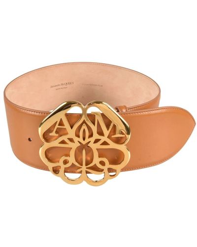 Natural Alexander McQueen Belts for Women | Lyst