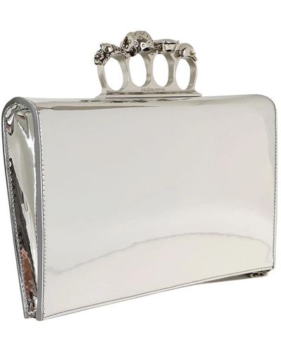 Metallic Alexander McQueen Clutches and evening bags for Women | Lyst