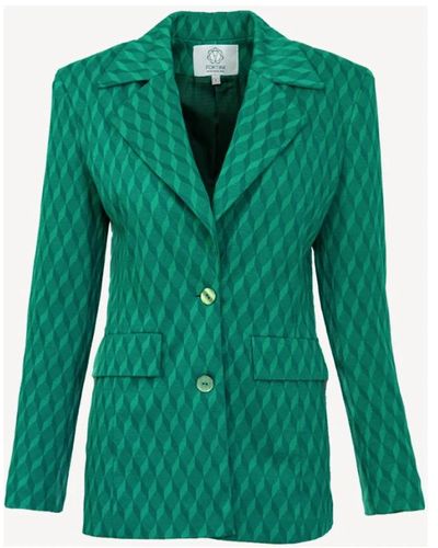 Green Fortini Jackets for Women | Lyst