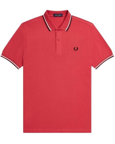 Red Fred Perry T-shirts for Men | Lyst