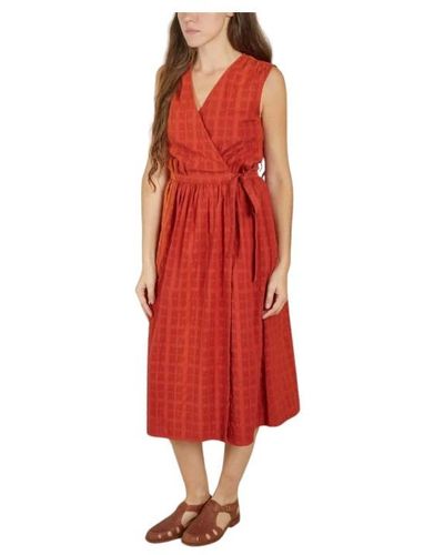 Thinking Mu Ruched Dresses for Women | Lyst