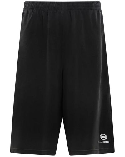 Black Balenciaga Shorts for Men | Lyst