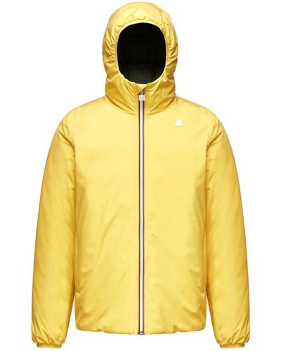Yellow K-Way Jackets for Men | Lyst
