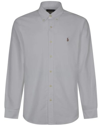 Gray Polo Ralph Lauren Shirts for Men | Lyst