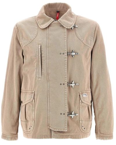 Natural Fay Jackets for Men | Lyst