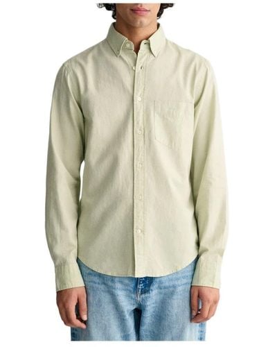 Natural GANT Shirts for Men | Lyst