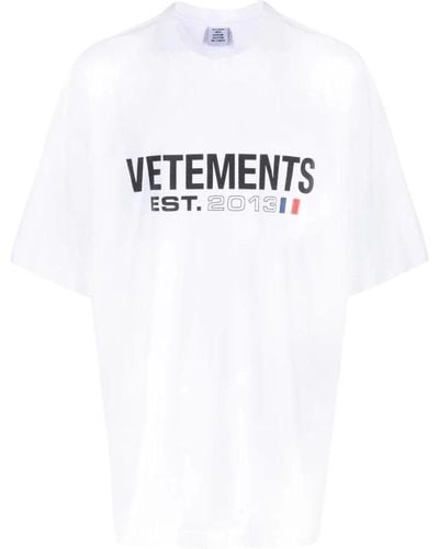 White Vetements T-shirts for Men | Lyst