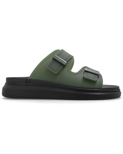 Green Alexander McQueen Sandals and Slides for Men | Lyst