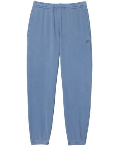 Blue Lacoste Pants for Men | Lyst