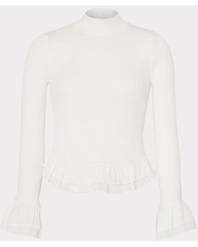 MILLY Collared Tops for Women | Lyst