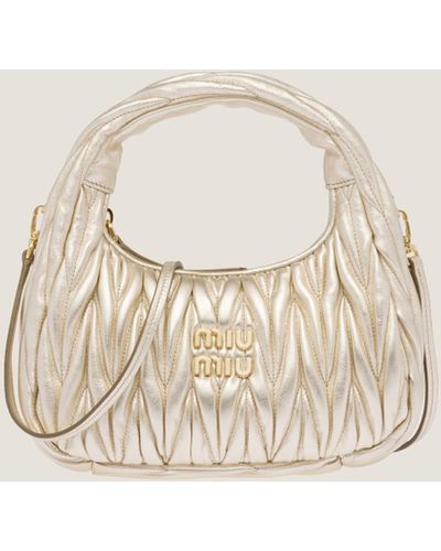 Natural Miu Miu Hobo bags and purses for Women | Lyst