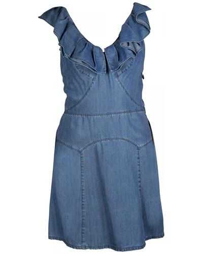 Prada Denim Dresses for Women | Lyst