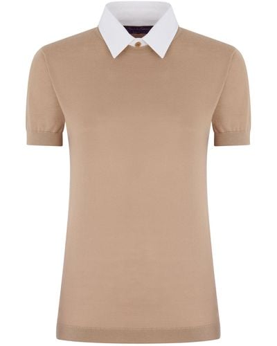 Natural Ralph Lauren Tops for Women | Lyst