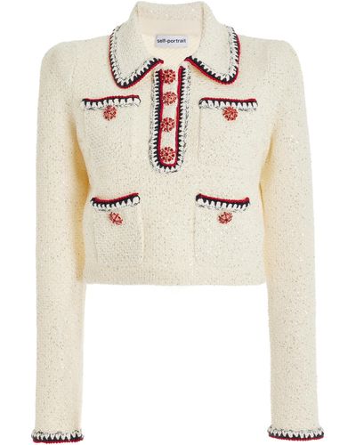 Natural Self-Portrait Sweaters and knitwear for Women | Lyst