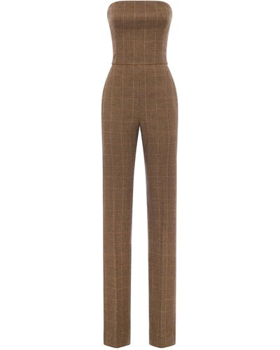 Natural Ralph Lauren Jumpsuits and rompers for Women | Lyst