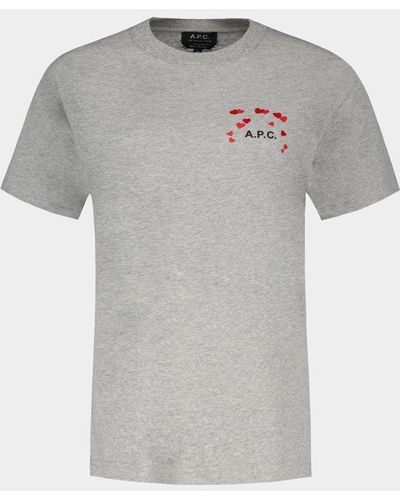 Gray A.P.C. Tops for Women | Lyst