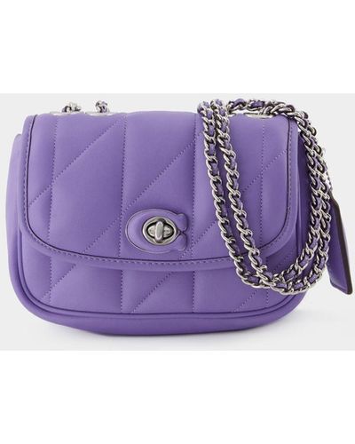 Purple COACH Shoulder bags for Women | Lyst