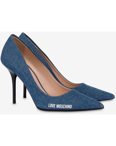 Blue Moschino Shoes for Women | Lyst