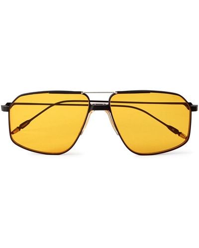 Yellow Jacques Marie Mage Sunglasses for Men | Lyst