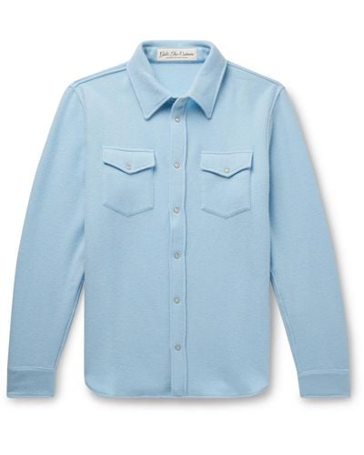 Blue God's True Cashmere Shirts for Men | Lyst