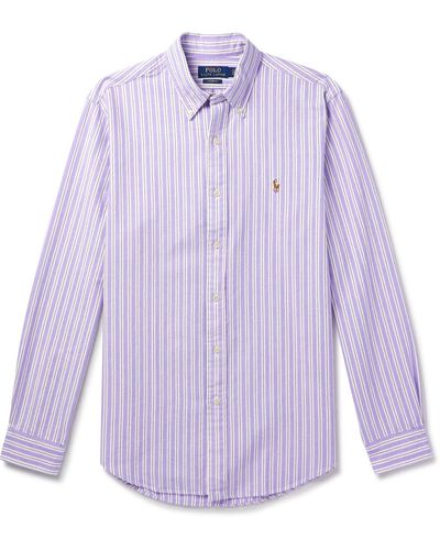 Purple Polo Ralph Lauren Shirts for Men | Lyst