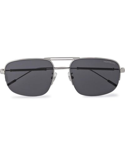 Gray Montblanc Sunglasses for Men | Lyst