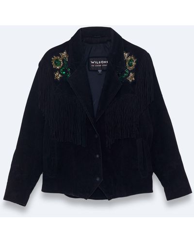 Suede Fringe Jackets for Women - Up to 76% off | Lyst