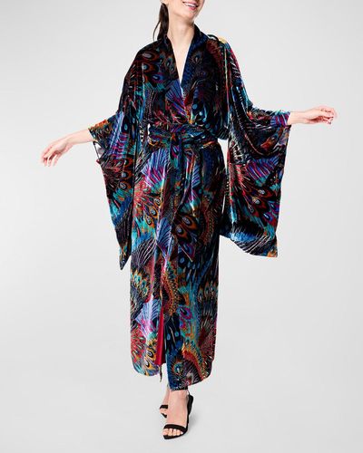 Purple Robes, robe dresses and bathrobes for Women | Lyst