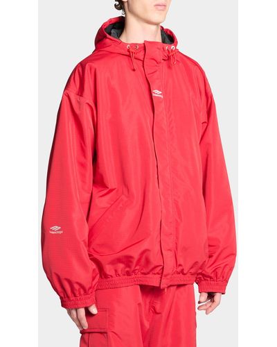 Red Balenciaga Jackets for Men | Lyst