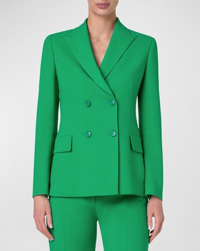 Green Akris Jackets for Women | Lyst