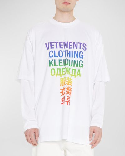 White Vetements T-shirts for Men | Lyst