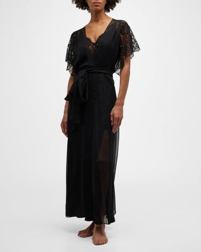 Black Christine Lingerie Nightwear and sleepwear for Women | Lyst