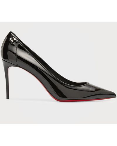 Black and Red Pump shoes for Women | Lyst