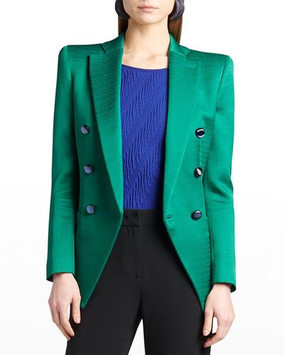 Green Giorgio Armani Jackets for Women | Lyst