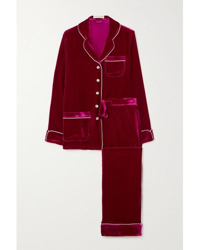 Velvet Pajamas for Women | Lyst