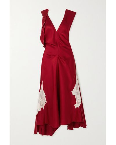 Red Victoria Beckham Dresses for Women | Lyst