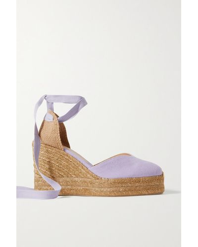 White Castañer Heels for Women | Lyst