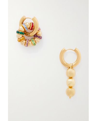 Metallic Timeless Pearly Earrings and ear cuffs for Women | Lyst