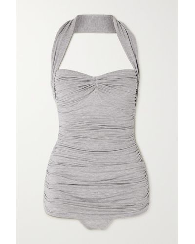 Gray Norma Kamali Beachwear and swimwear outfits for Women | Lyst