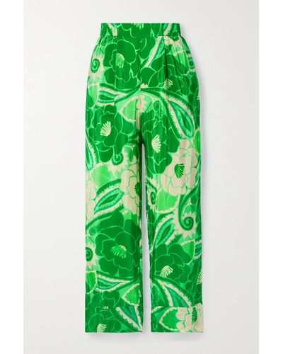 Green FARM Rio Pants, Slacks and Chinos for Women | Lyst