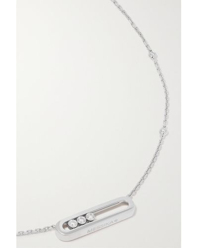 White Messika Necklaces for Women | Lyst