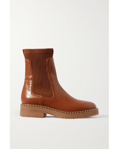 Chloé Leather Chelsea Boots for Women - Up to 50% off | Lyst