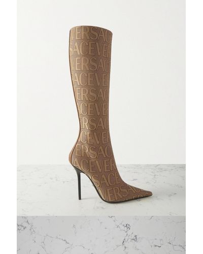 White Versace Boots for Women | Lyst