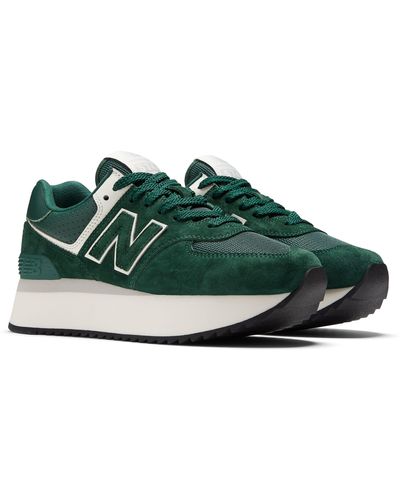 New Balance 574 Verde de mujer: hasta el 50 % de descuento | Lyst