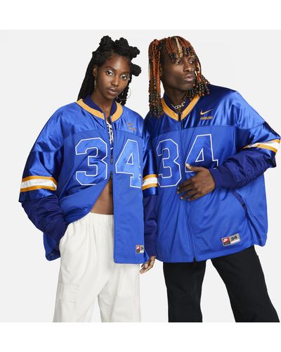 Blue Nike Jackets for Women | Lyst