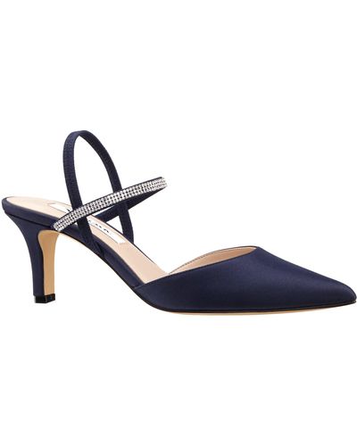 Navy Blue Pump shoes for Women | Lyst