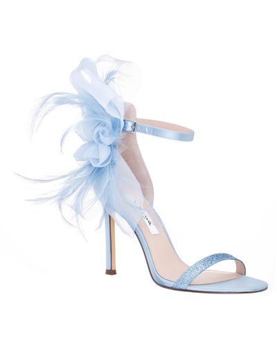 Blue Satin Heels for Women - Up to 85% off | Lyst