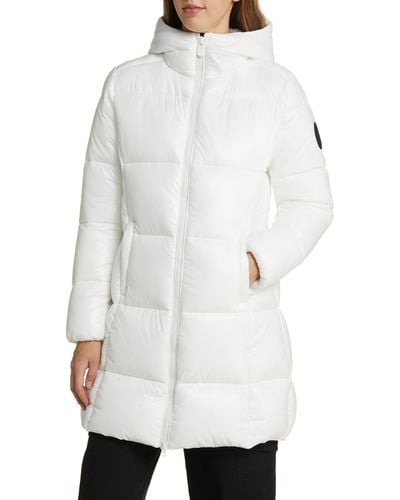 White Save The Duck Coats for Women | Lyst